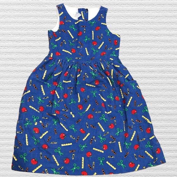 Kelly's Kids | Dresses | Vintage Kellys Kids Corduroy School Days Dress ...